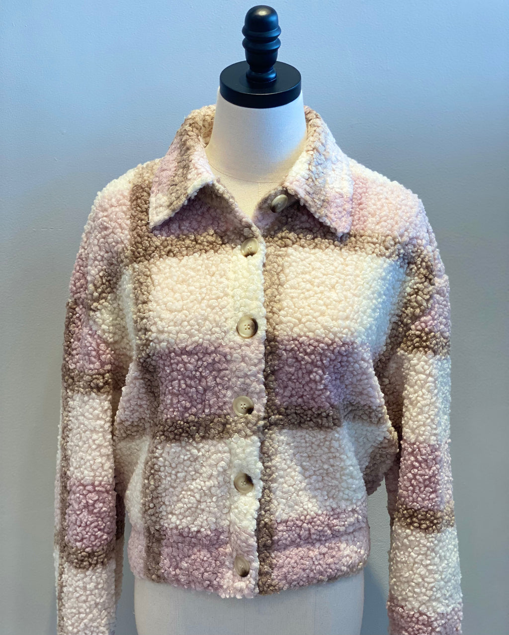 Sadie & Sage Campfire Plaid Teddy Jacket – Showroom56